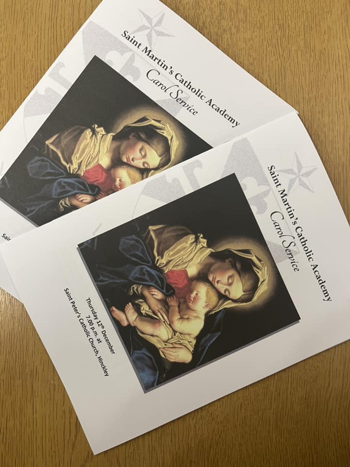 Saint Martin's Carol Service 2024 - Saint Martin's Catholic Academy ...